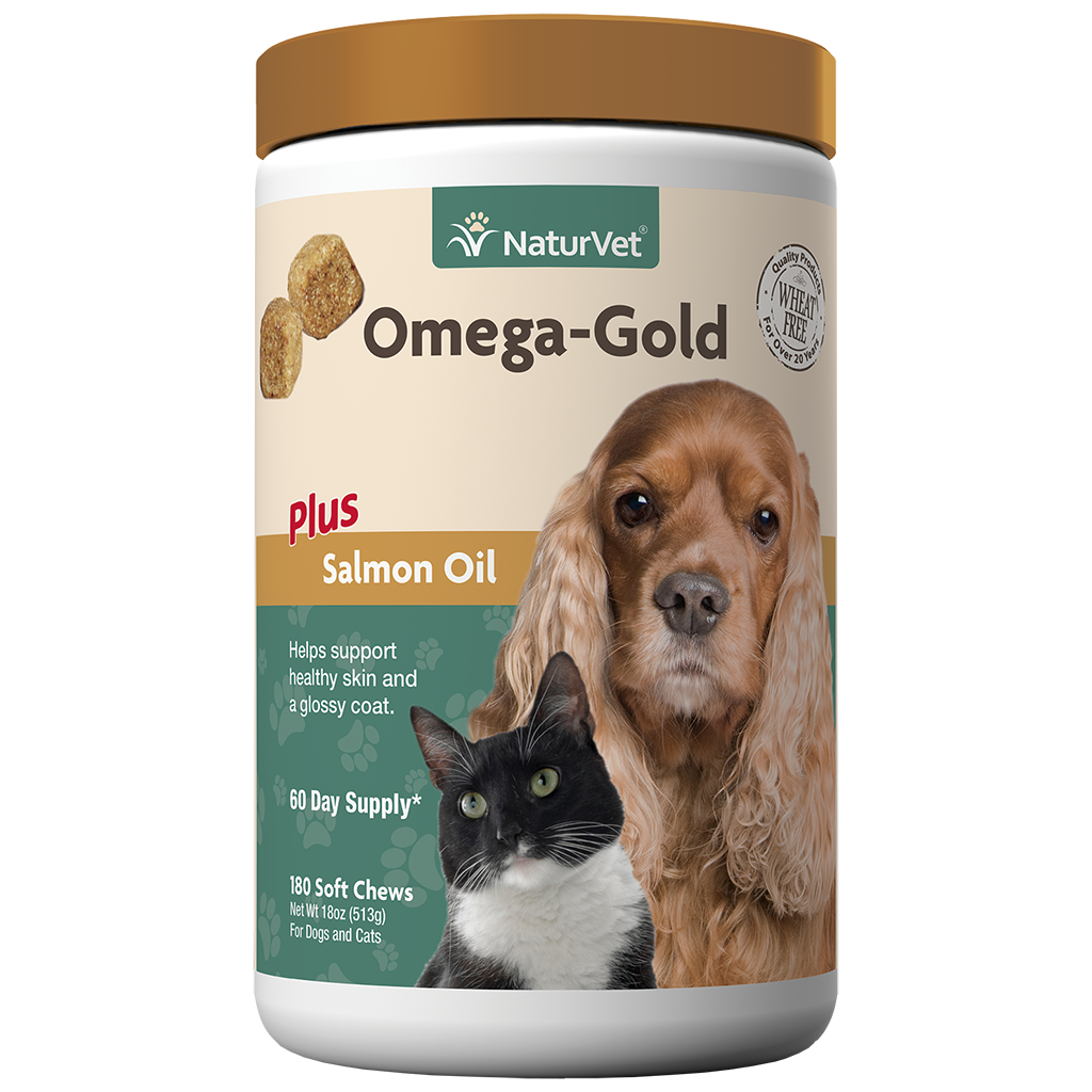 NV Omega Gold with Salmon Oil 180ct — Kibbles & Biscuits