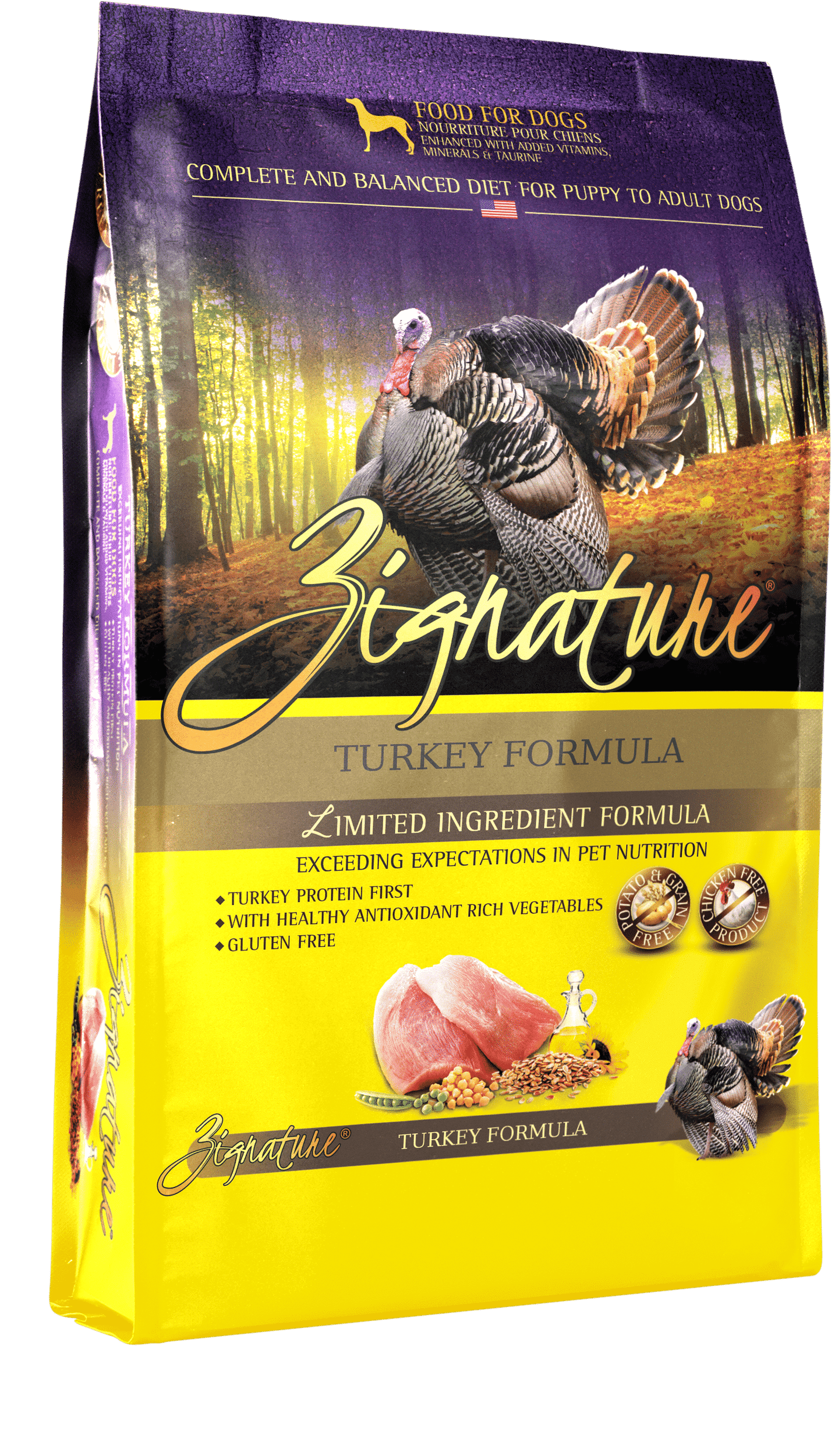 ZIG Turkey LID Dog Food 25lbs — Kibbles & Biscuits