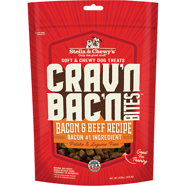 S&C Crav'n Bac'n Bites Bacon & Beef 8.25oz — Kibbles & Biscuits