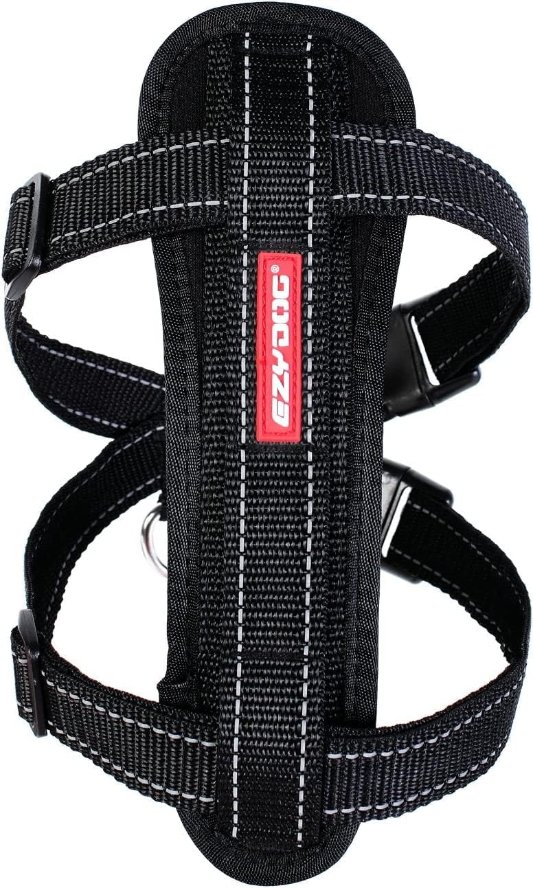EZ Harness w/Reflective Piping Sml Black — Kibbles & Biscuits