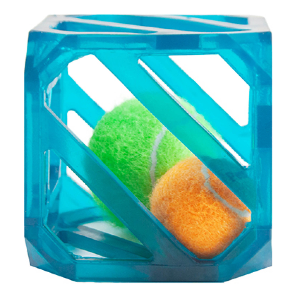 Cagey Cube Blue 6.75" Puzzle — Kibbles & Biscuits