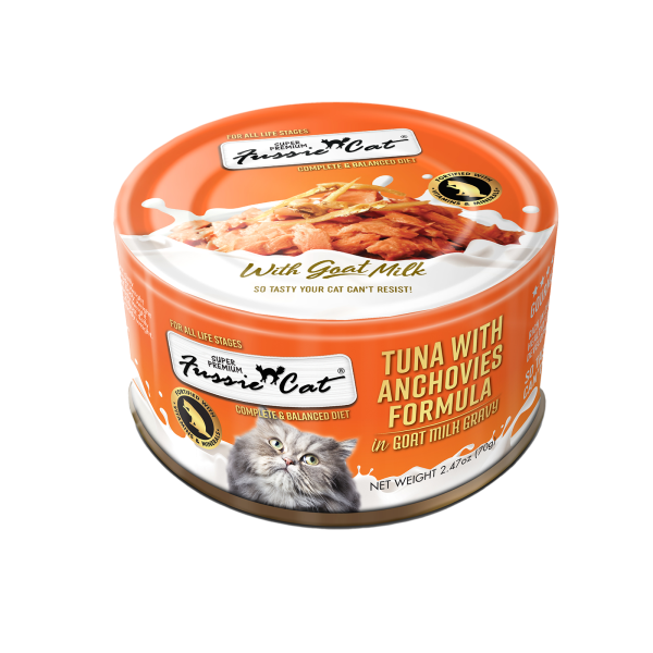 FC Premium Tuna w/Anchovies in Goats Milk 2.4oz — Kibbles & Biscuits