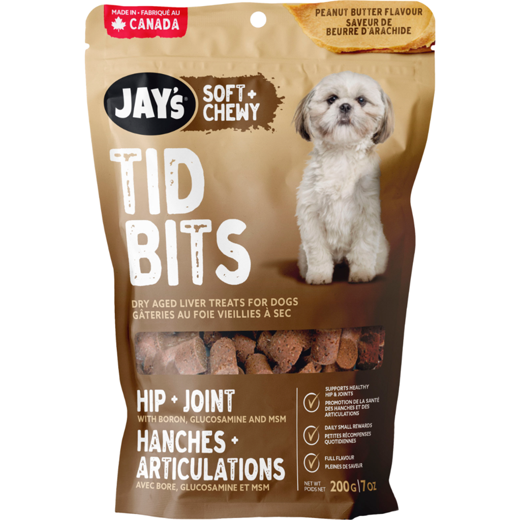 Jay's Tid Bits Hip & Joint Peanut Butter 200g — Kibbles & Biscuits
