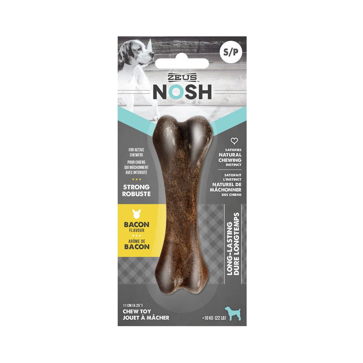 Zeus Nosh Strong Chew Bacon Small — Kibbles & Biscuits