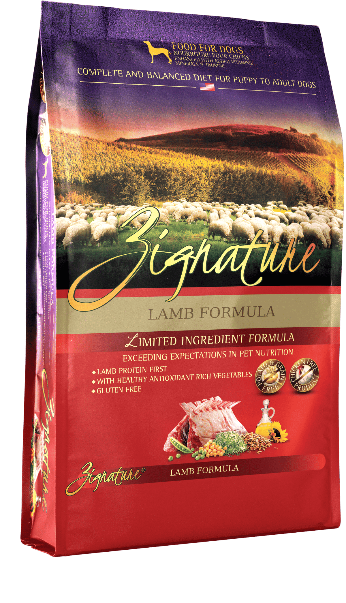 Zignature Lamb Dog Food — Kibbles & Biscuits