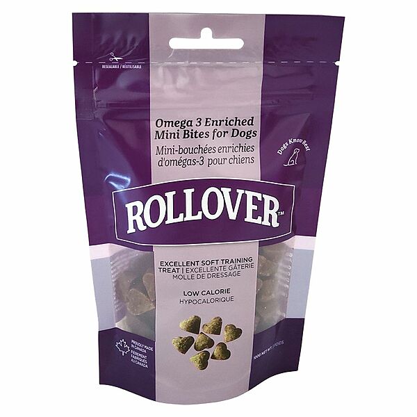 Rollover Omega 3 Enriched Mini Bites 100g — Kibbles & Biscuits