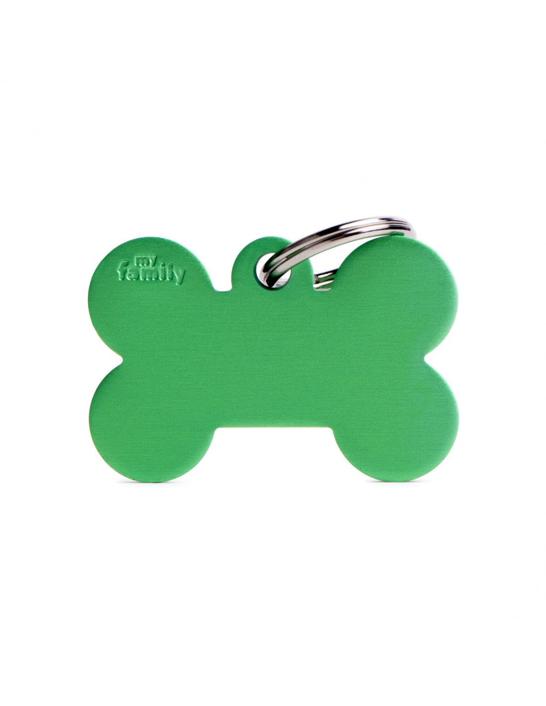 Big Bone Aluminum Green ID Tags — Kibbles & Biscuits